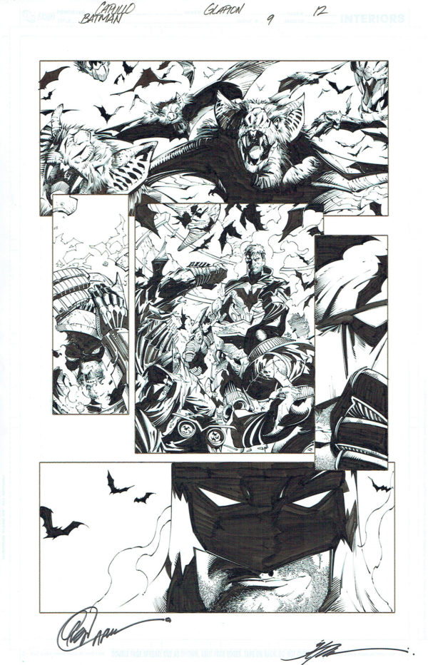 Greg CAPULLO - Batman - Issue 9 - Page 12 - La Galerie de la Bande Dessinée