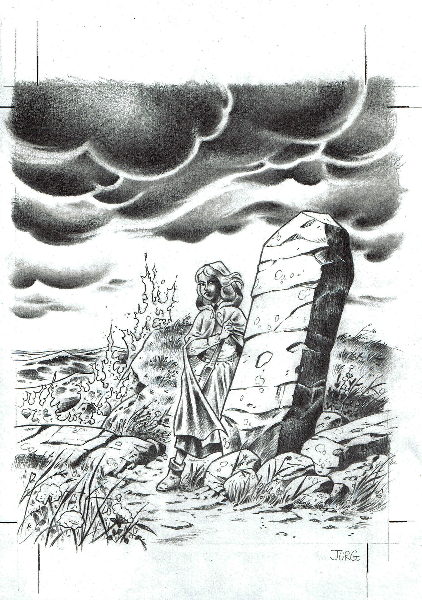 JURG - Fleur de tonnerre - Couverture - Page - La Galerie de la Bande ...