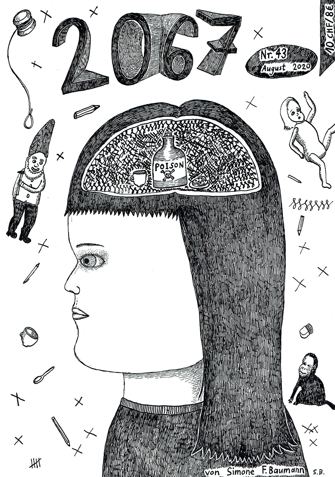 Simone BAUMANN - Fanzine 2067 - # 43 - Couverture - Page - Galerie de ...