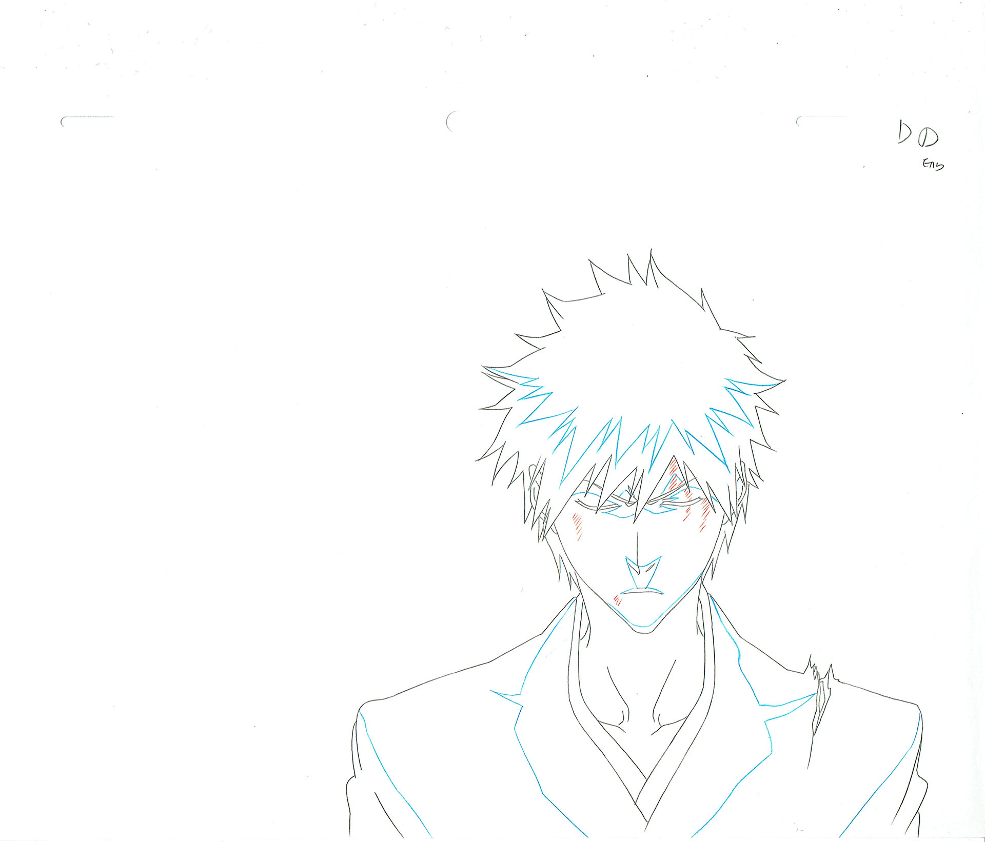 ichigo drawing face