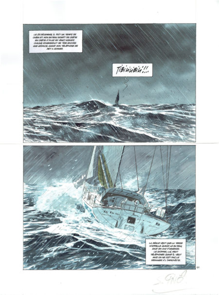 Comic Art show : Alone at sea - Galerie de la Bande Dessinee