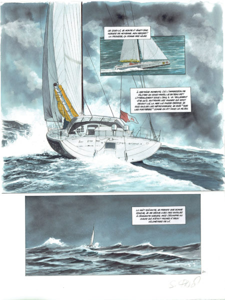 Comic Art show : Alone at sea - Galerie de la Bande Dessinee