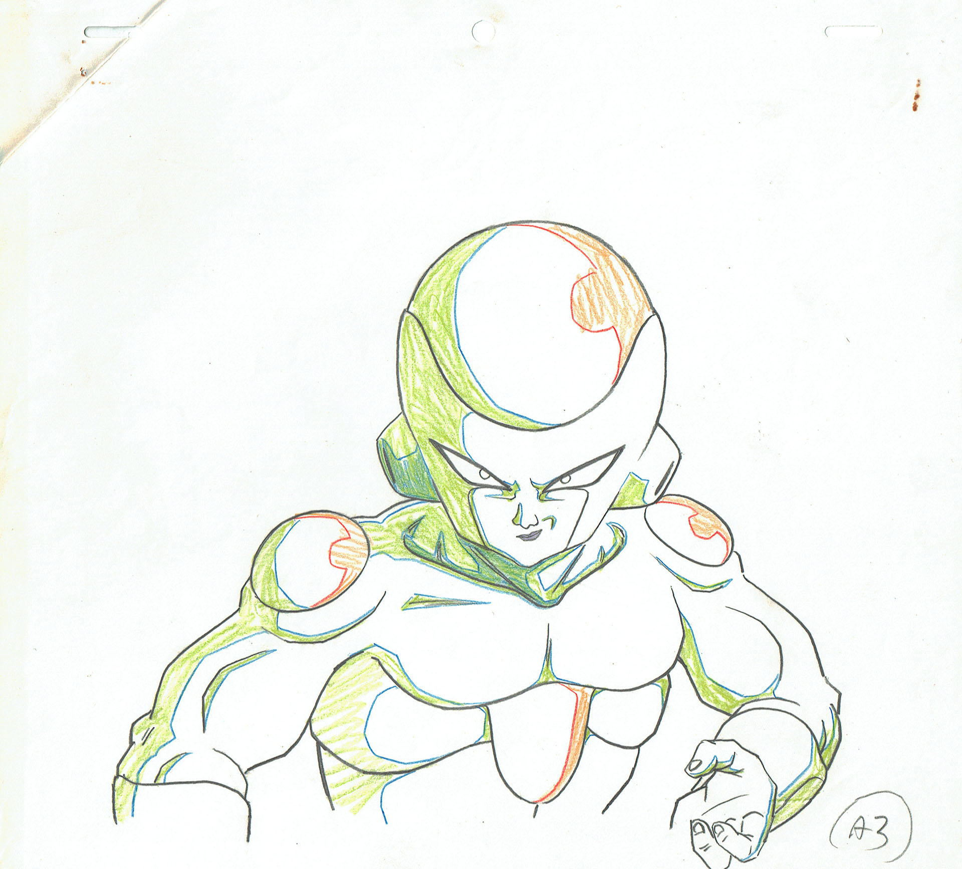 TORIYAMA Akira - DRAGON BALL - 1273 - Dragon Ball Z - Freezer - Genga ...