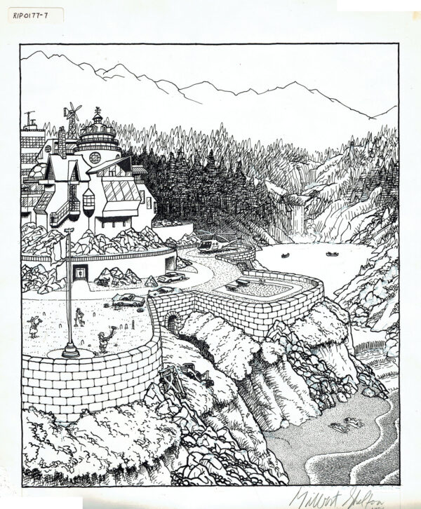Gilbert SHELTON - Rip Off Comics - The Rip Off Resort - Back cover ...