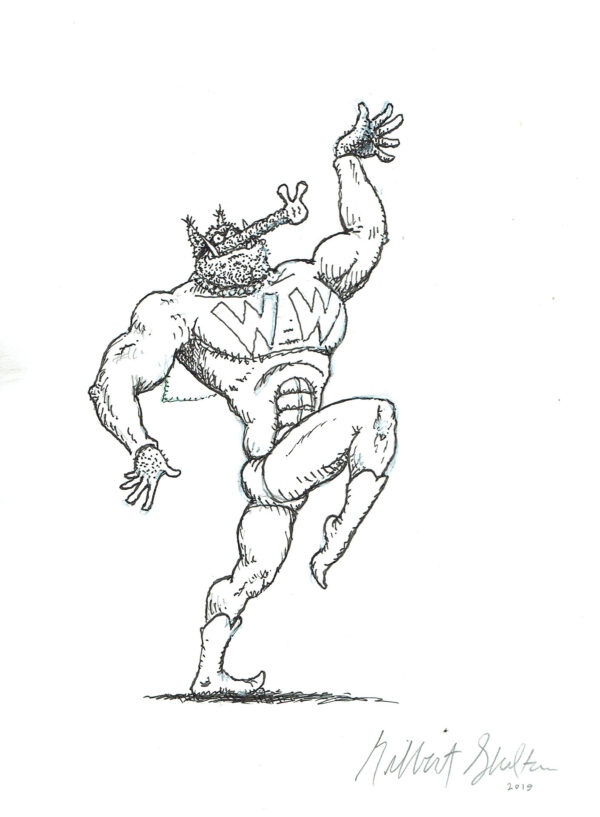 Gilbert SHELTON - Wonder Wart-Hog strikes a pose - Page - Galerie de la ...