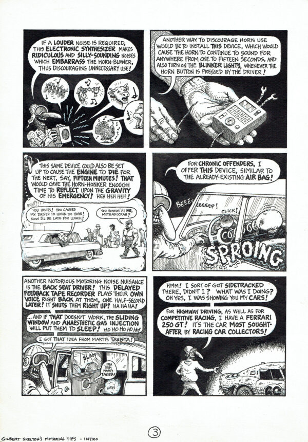 Gilbert SHELTON - Gilbert Shelton's Motoring Tips - Rip Off Comix - 4 ...