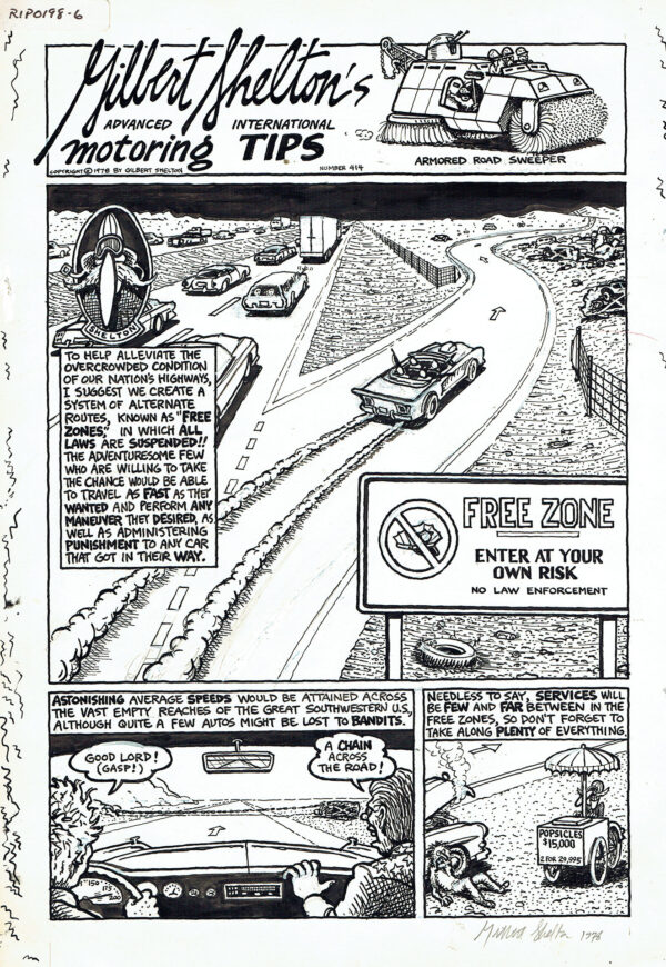 Gilbert SHELTON - Advanced motoring tips # 414 - Free Zone - Page ...