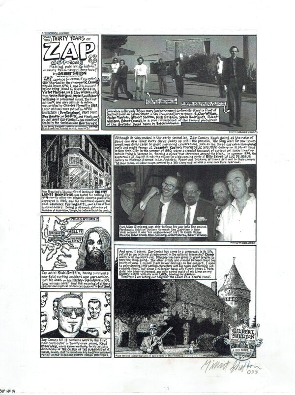 Gilbert SHELTON - More than 30 years of Zap Comics - Page - Galerie de ...